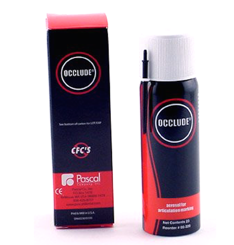 Dental Occlude Aerosol Articulating Indicator Powder RED 23g By Pascal ...