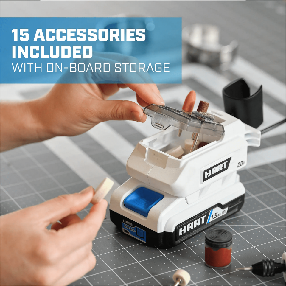 HART 20-Volt Cordless Precision Craft Rotary Tool Kit, Gen2 | eBay