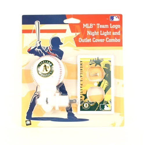 OAKLAND ATHLETICS MLB Team Logo Night light and outlet Cover Combo | eBay