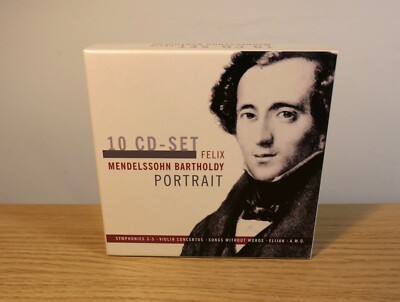 Mendelssohn Portrait Heifetz Munch Oistrakh etc 10 CD Box Set *LIKE NEW ...