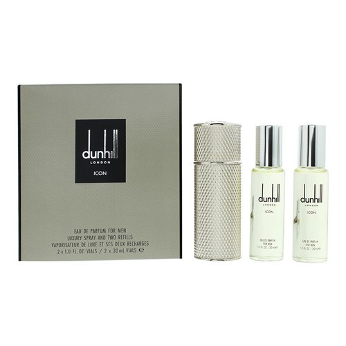 Dunhill Icon 3 Pcs Gift Set: EDP 30ml - EDP 30ml - Travel Spray Bottle ...