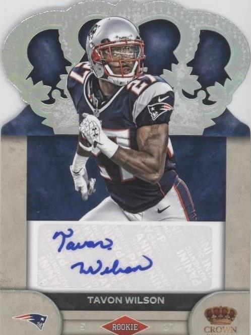 2012 Crown Royale - Rookie Signatures Tavon Wilson #88 Holo Silver /149 ...