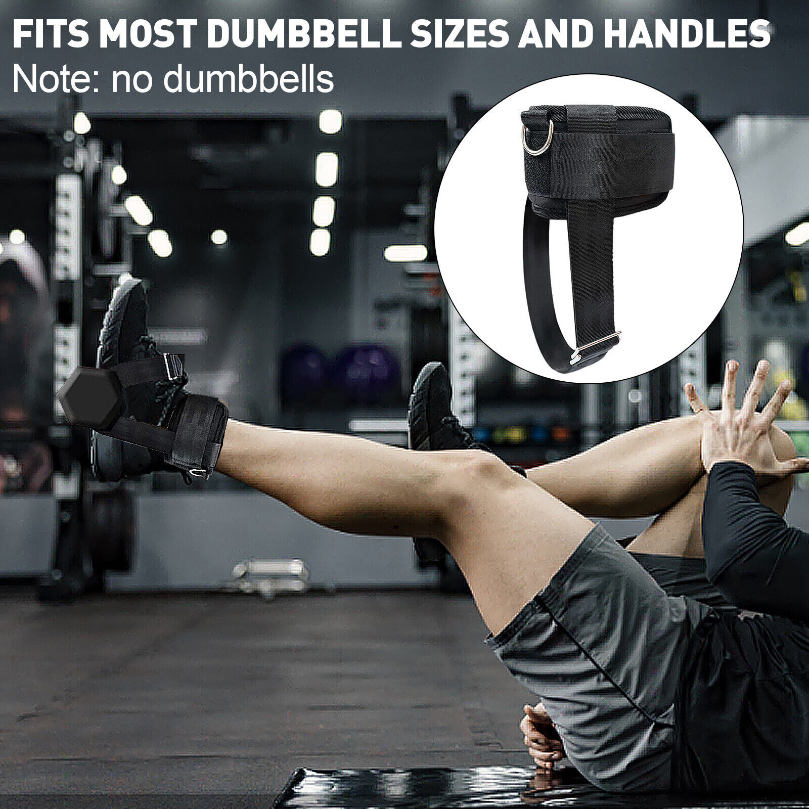 Dumbbell Foot Ankle Strap Ankle Weights Tibialis Trainer Home Gym Leg ...