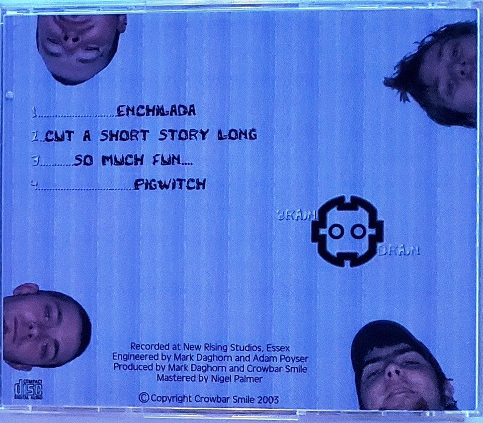 Crowbar Smile CD EP Brain Drain - Rare Private UK Hardcore | eBay