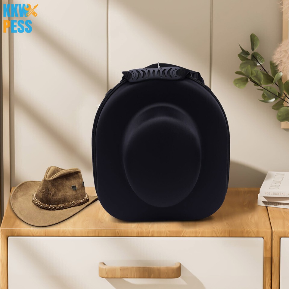 Universal Travel Cowboy Hat Storage Box Panama Hat Carrying Case ...