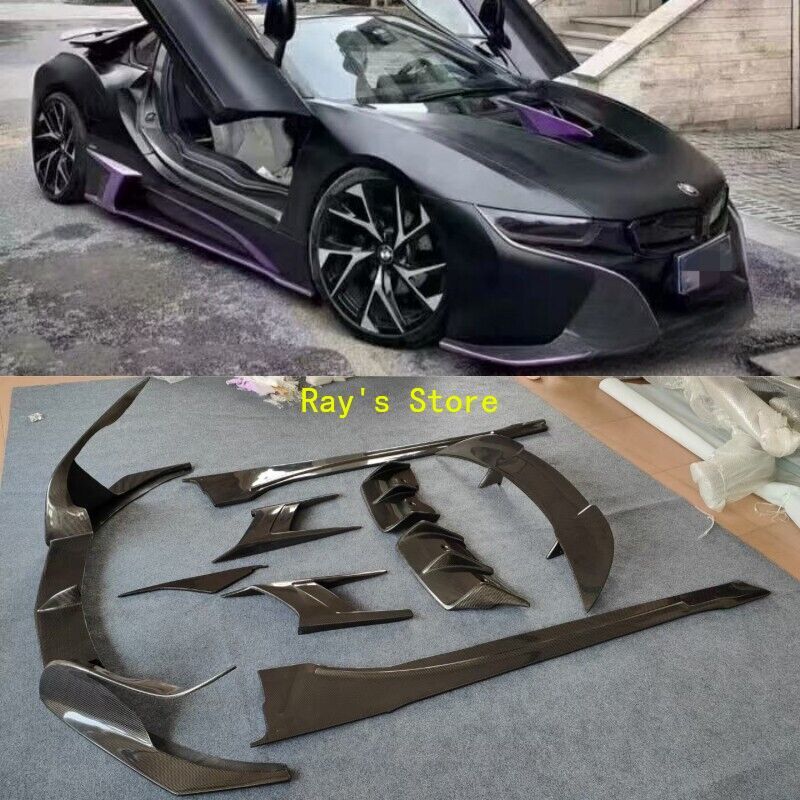 Carbon Fiber Spoiler Wing Rear Bumper Diffuser Front Lip Sideskirts For ...