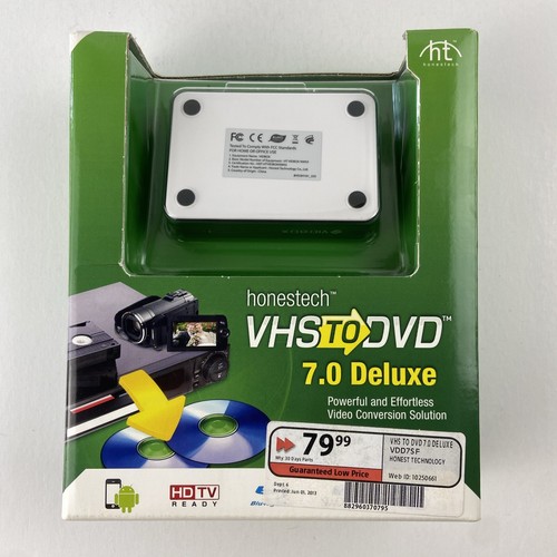 Honestech VHS to DVD/BLU-RAY 7.0 Deluxe Video Conversion Solution USB ...