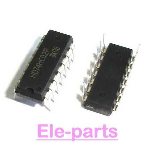 50 PCS HD74HC02P DIP-14 HD74HC02 74HC02N 74HC02 HC02 Quad 2-input NOR ...