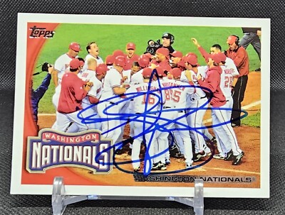 2010 Topps Washington Nationals Team Baseball Card #361 Drew Storen ...