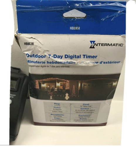 Intermatic Outdoor Digital Plug In Timer Programmable Switch 15 Amp 7 ...