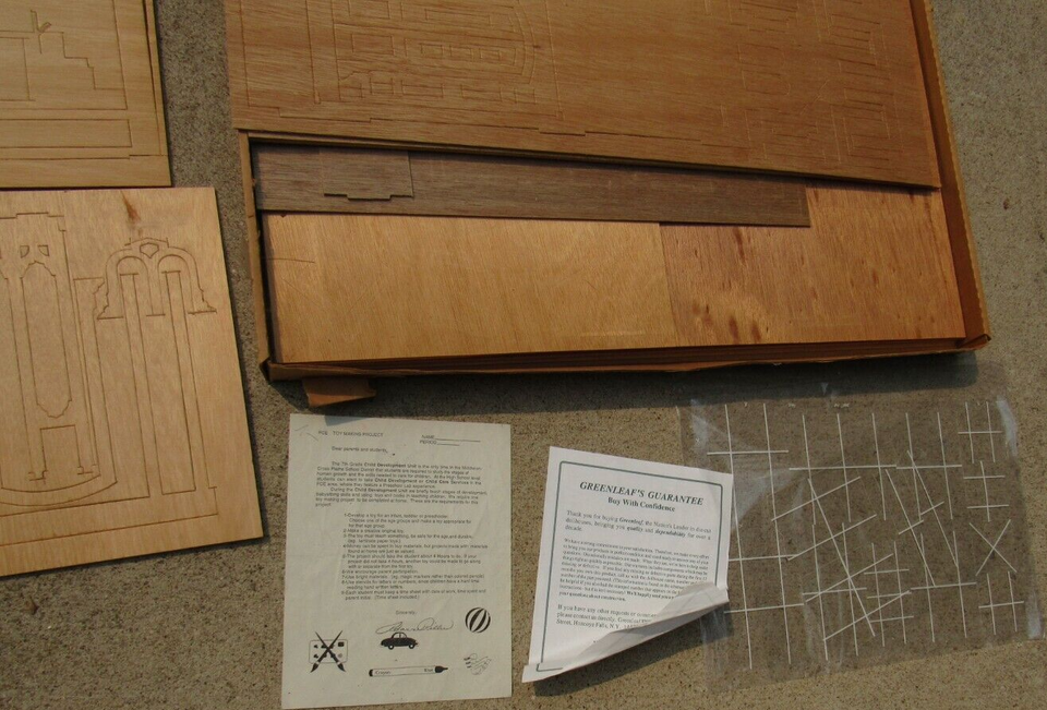 VTG Greenleaf WILLOWCREST 3 Wooden Dollhouse LOT Sweetheart Ashley ...