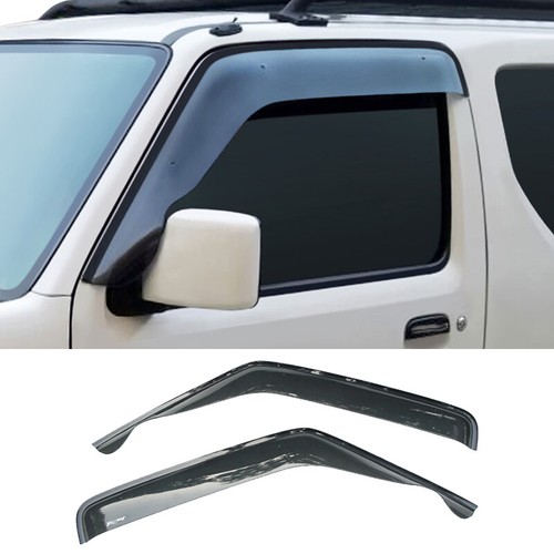 2pcs Window Visor Vent Shade Rain Guard Door Visor For Suzuki JIMNY ...