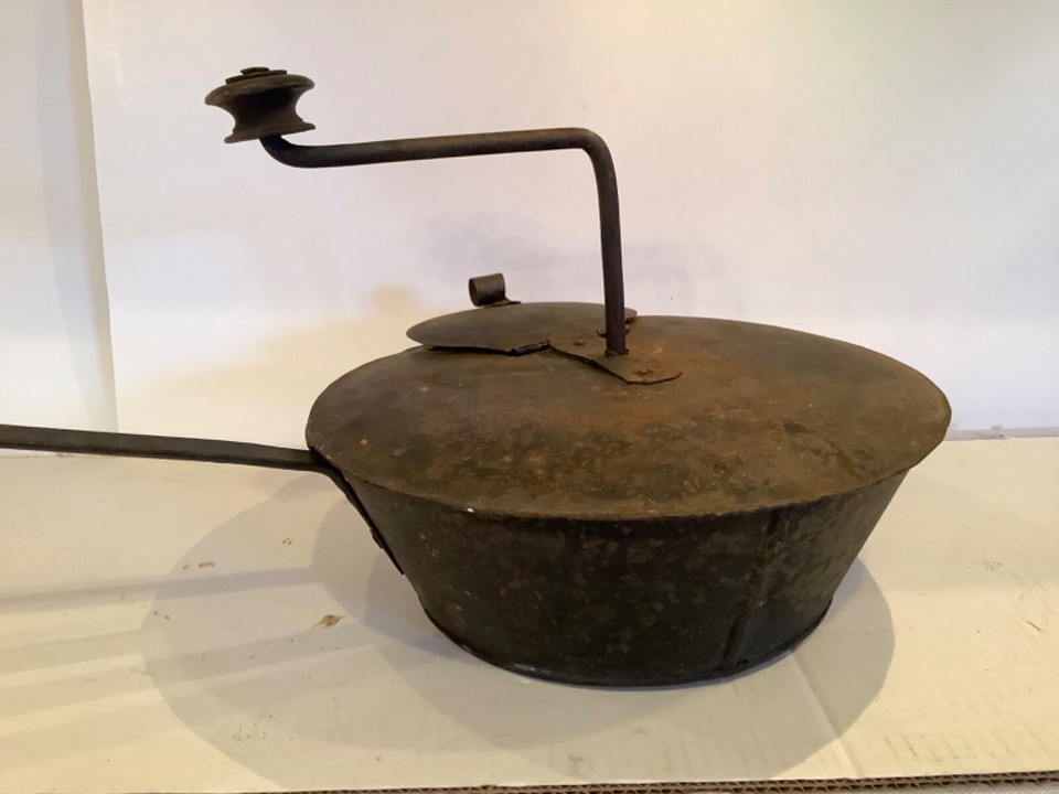 Antioque Iron Hand Crank Chestnut Roaster Nut Roasting Coffee Bean | eBay