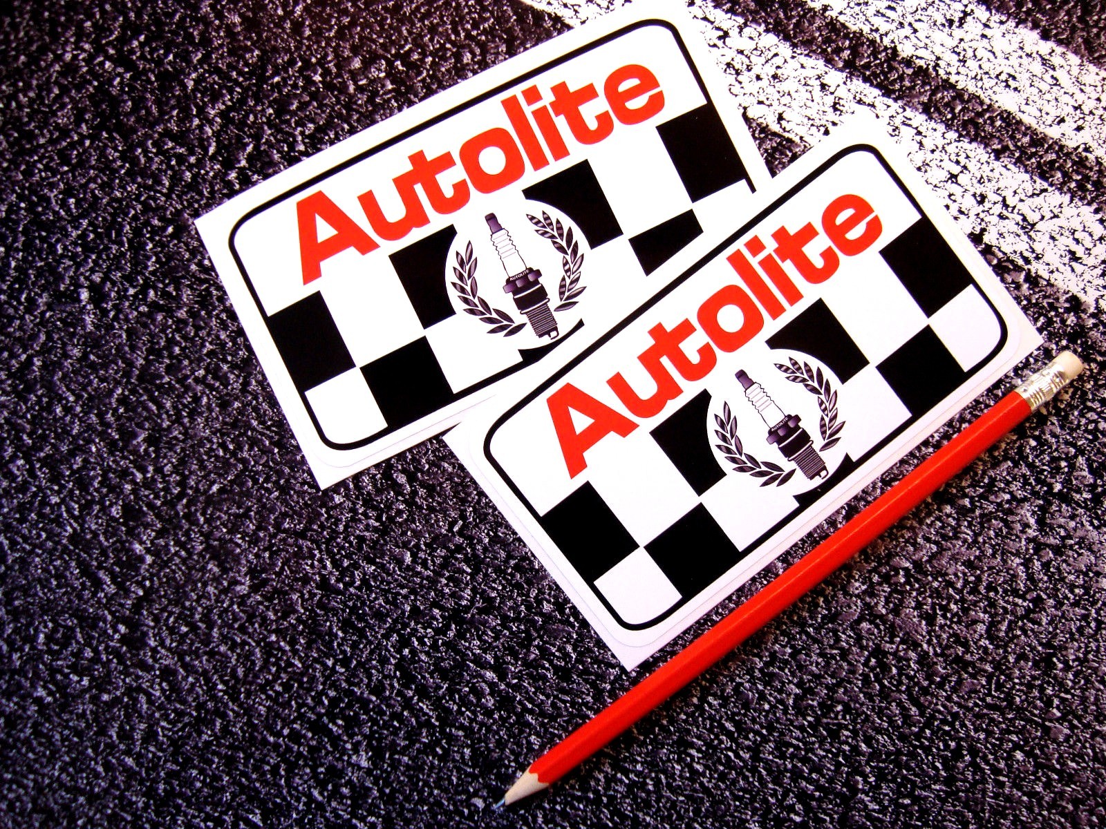AUTOLITE Vintage style Spark Plug Stickers Classic Car F1 Lemans ...