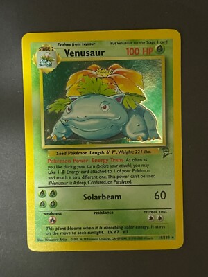Pokémon TCG Venusaur Base Set 15/102 Holo Shadowless Holo Rare | eBay