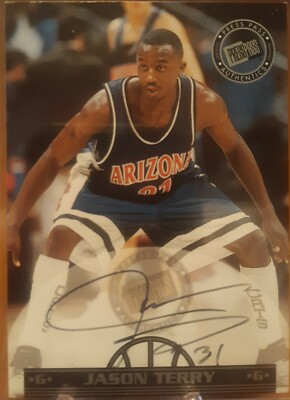 1999 Press Pass Authentics JASON TERRY RC Rookie Auto Autograph Card | eBay