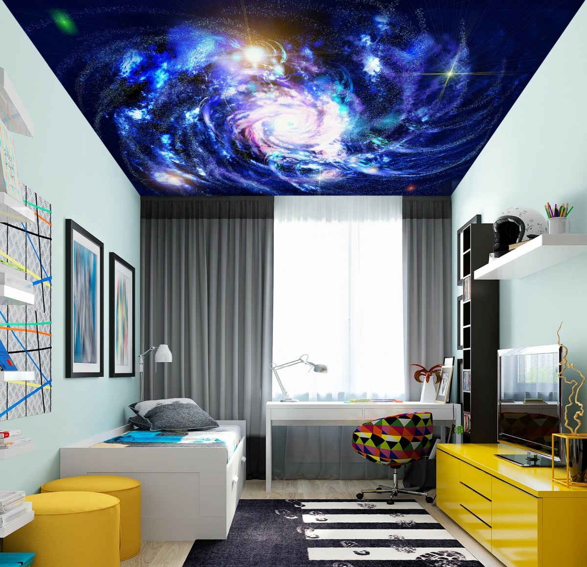 Blue Vortex Wallpaper