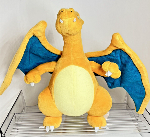 Pokemon Plush Dragon Fire Tail Center Charizard Large 10in Stuff Animal ...
