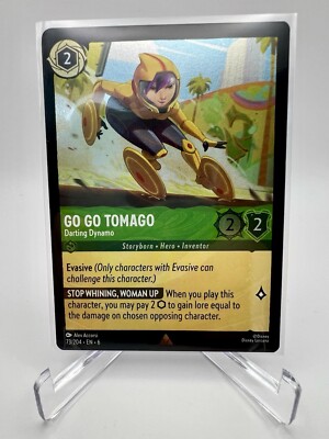 Go Go Tomago - Darting Dynamo 73/204 Azurite Sea Cold FOIL - Disney ...