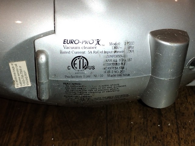 Euro-Pro EP033 Shark Handheld Vacuum with HEPA Filter for sale online ...