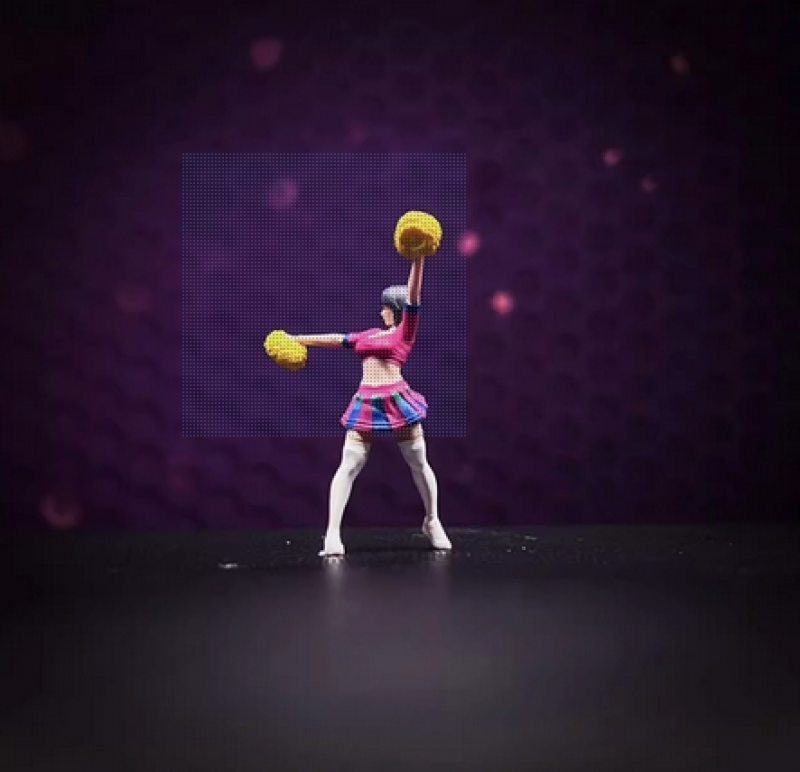 1/64 Cheerleading beauties Mini Figures Ornaments Miniature Toys Scene ...