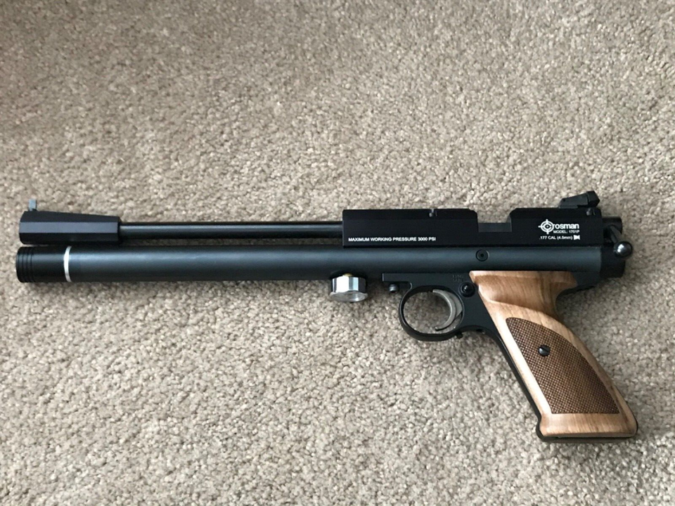 CUSTOM MADE WALNUT GRIPS FIT CROSMAN 1377 2240 2250 2300 2400 1700 ...