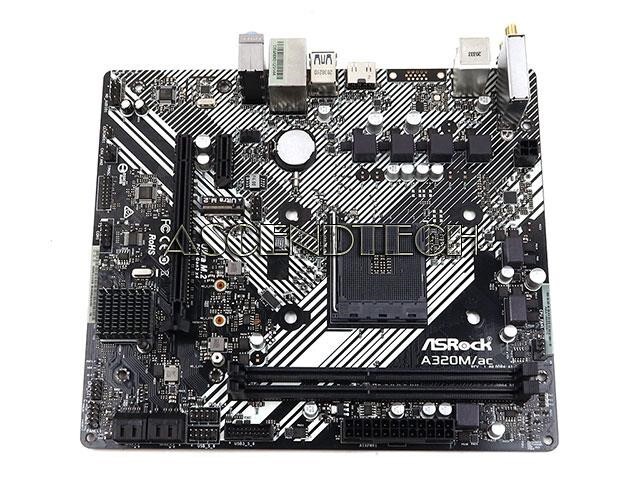 ASROCK A320M/AC AMD CHIPSET A320 SOCKET AM4 DDR4 HDMI DESKTOP ...
