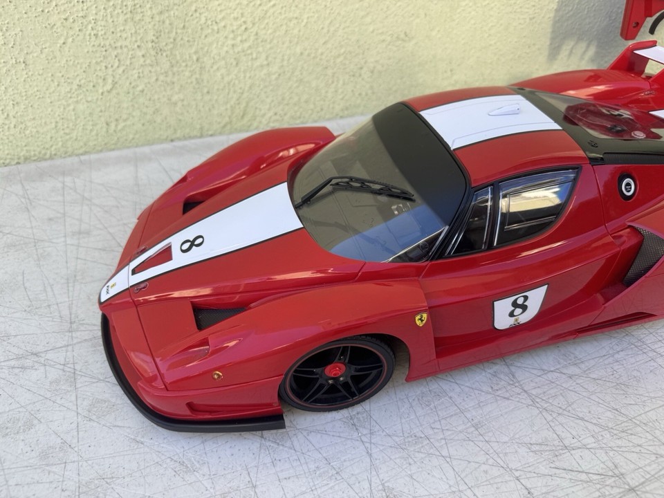 Ferrari FXX RC Car With Remote Xin Qiang Toys #8 1:18 Scale Untested ...