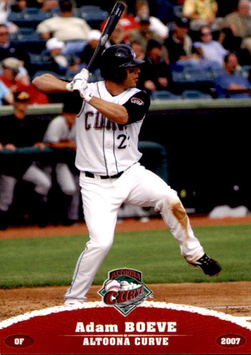 2007 Altoona Curve Grandstand #1 Adam Boeve Rock Valley Iowa IA ...