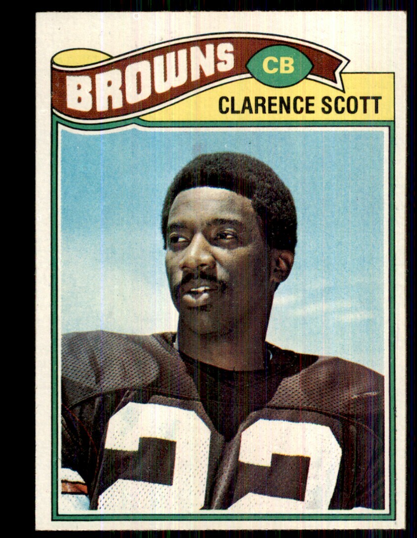 1977 Topps Clarence Scott NM or Better Cleveland Browns #238 | eBay