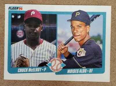 MOISES ALOU Rookie Card 1990 FLEER RC #650 | eBay