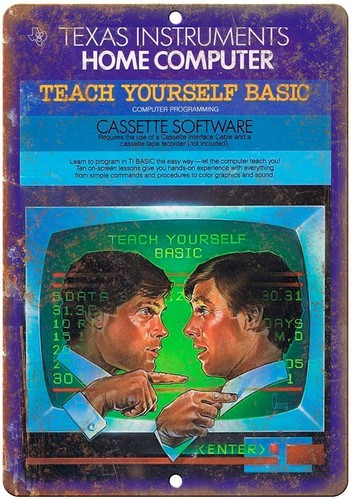 Radio Shack Texas Instruments Home Computer Vintage Reproduction Metal ...