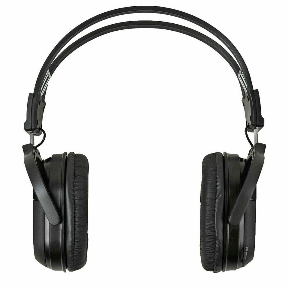 2 New Fold In Wireless IR Rear TV DVD Headphones Headset For Ford ...