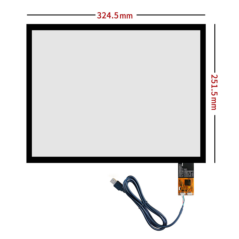 Capacitive Touch Screen + USB Cable Plug and Play 325*252mm 15.1 inch ...