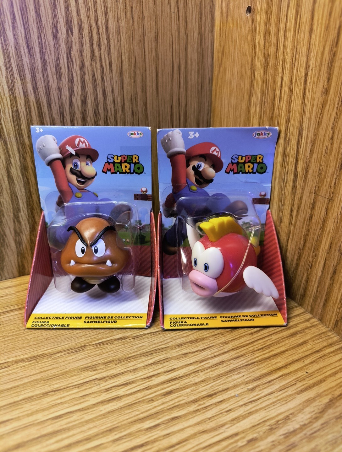 Lot Of 2 Jakks Pacific Super Mario, Cheep Cheep & Goomba Figurines ...