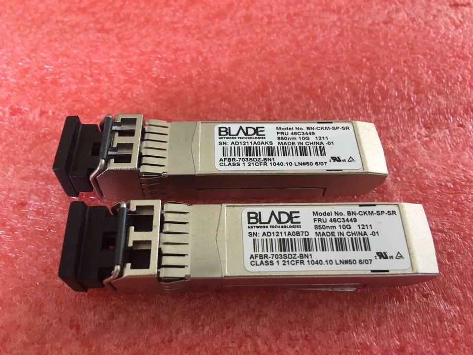 1pc Blade BN-CKM-SP-SR FRU 46C3449, SFP+ 10G 850nm AFBR-703SDZ-BN1 | eBay