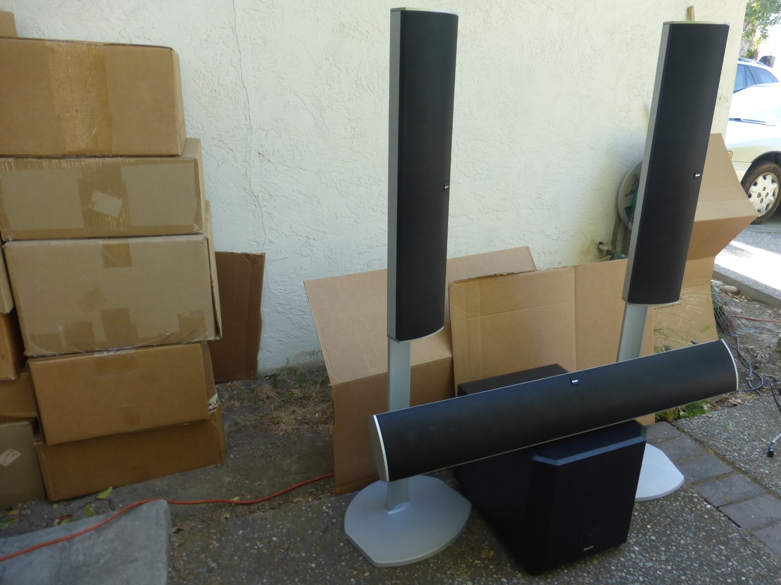 Boston Acoustic Hi-End 5.1 Home Theater System w Subwoofer P400 P450 ...