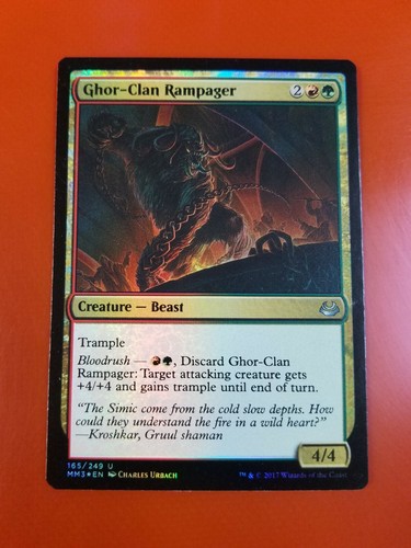 1x Ghor-Clan Rampager | FOIL | Modern Masters 2017 | MTG Magic Cards | eBay