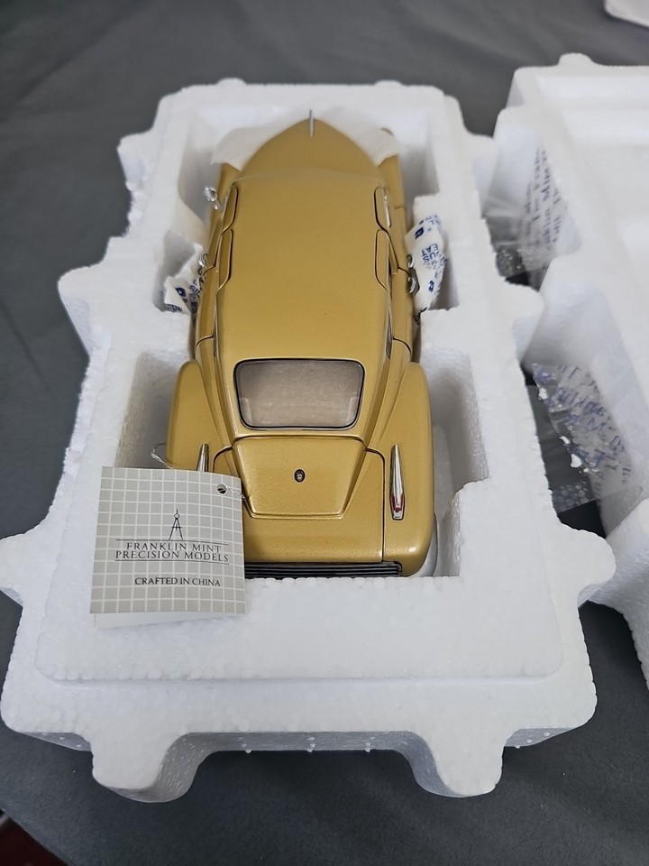 Vintage Franklin Mint 1948 Tucker Torpedo LE 50th Anniversary Model NIB ...
