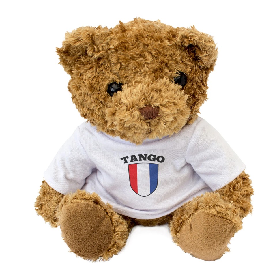 TANGO (ICS NAUTICAL SIGNAL) - Teddy Bear - Naval Maritime Flag Gift ...