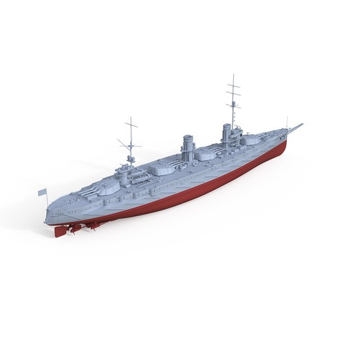 SSMODEL 1/700 Military Model Kit Soviet Maria Queen Battleship 1916 ...