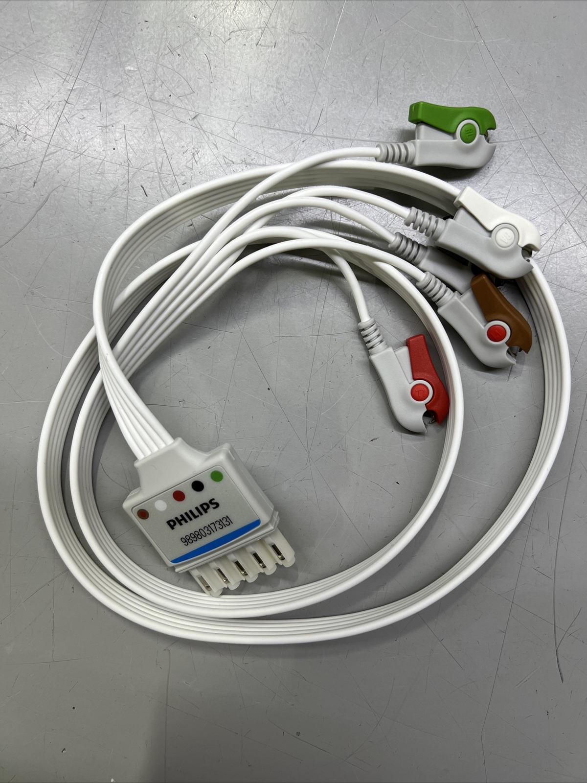 Brand New Philips 989803173131 5-Lead Set, Disposable, AAMI | eBay