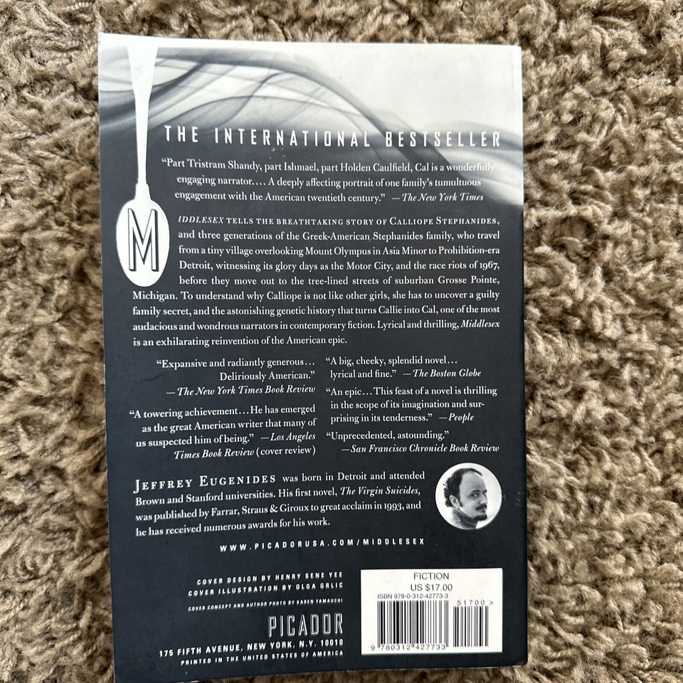 Middlesex : A Novel by Jeffrey Eugenides (2007, Trade Paperback ...