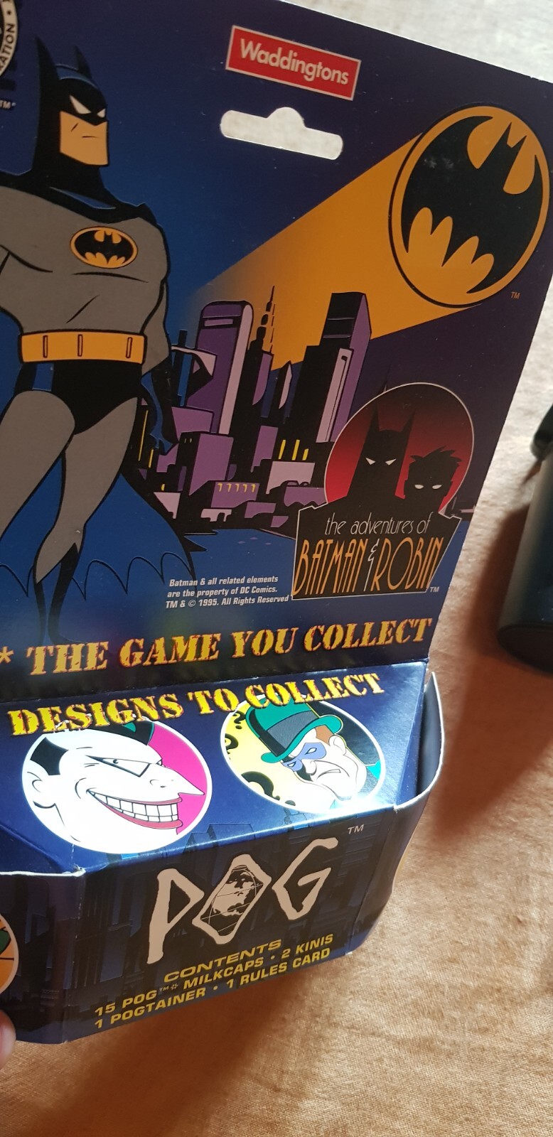 Waddingtons The Adventures Of Batman & Robin pogs 1995 | eBay