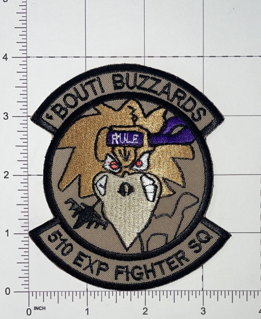 USAF 510th Exp Fighter Sq "Bounti Buzzards" Patch Hook & Iron-On Repro ...