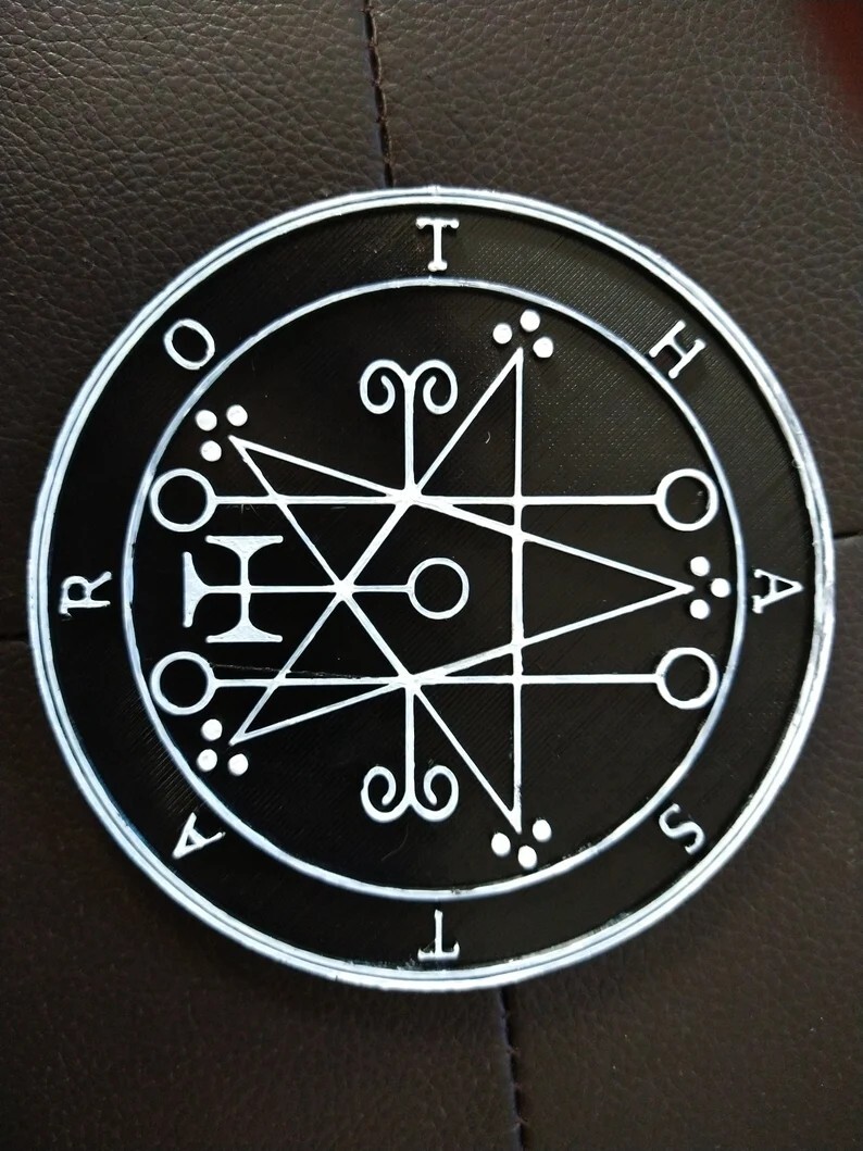 Astaroth Handmade Sigil Decorative Altar Tool 4.5" | eBay