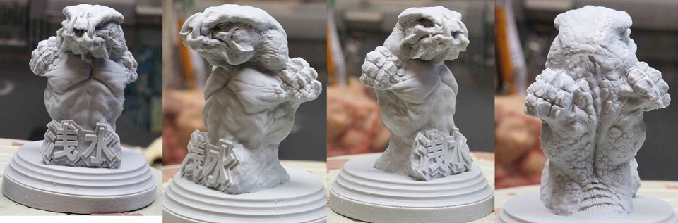 SANDY COLLORA KA-REECHA MINI BUST + CREATURE MICRO BUST - RARE AQUATIC ...