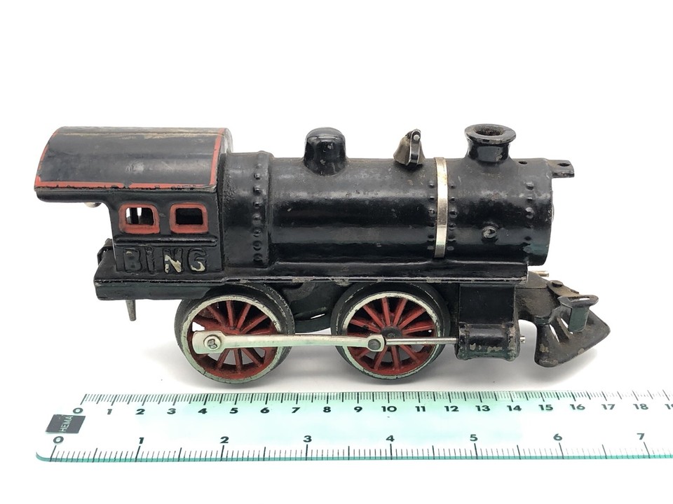 Bing O Gauge Cast Iron Steam Locomotive Train Wind Up Prewar WORKING | eBay