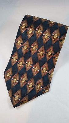 LOUIS ROTH 100% Silk Men's Tie NWOT Brown Black Necktie | eBay