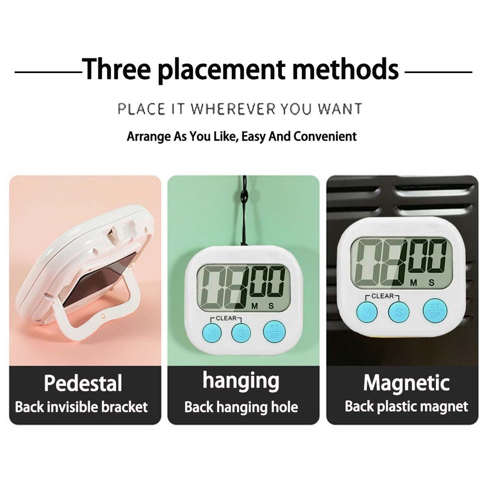 Digital Kitchen Timer Timer Learning Management Timer Suitable Cooking,Egg Timer | eBay